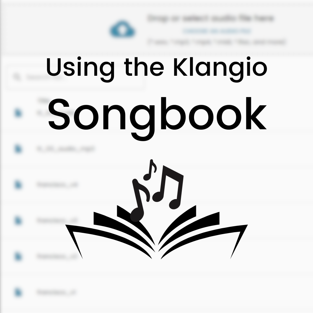 How to Use the Klangio Songbook | Klangio