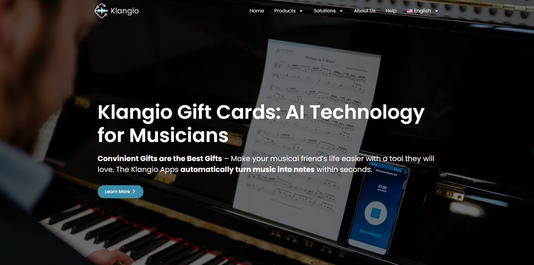 Klangio Gift Cards - The Convenient Gift for Musicians | Klangio