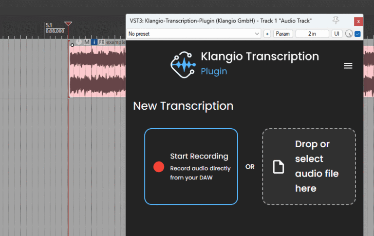 Klangio Transcription Plugin – Quick Start Guide | klang.io